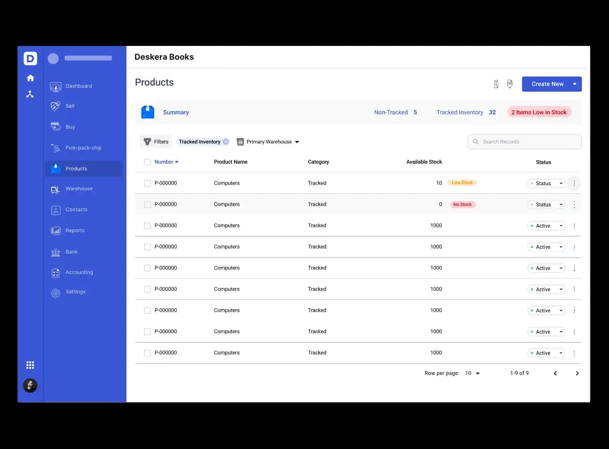 Inventory Management & Tracking Software | Deskera