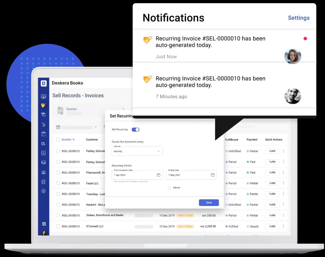 Easy Online Invoicing Software for Small Business | Deskera Books
