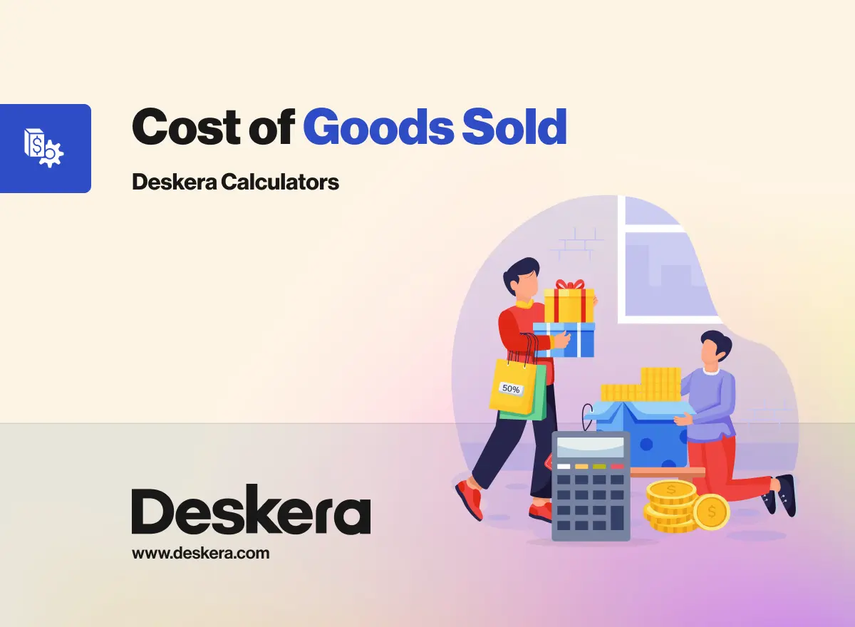 Cost of Goods Sold- Deskera Calculators