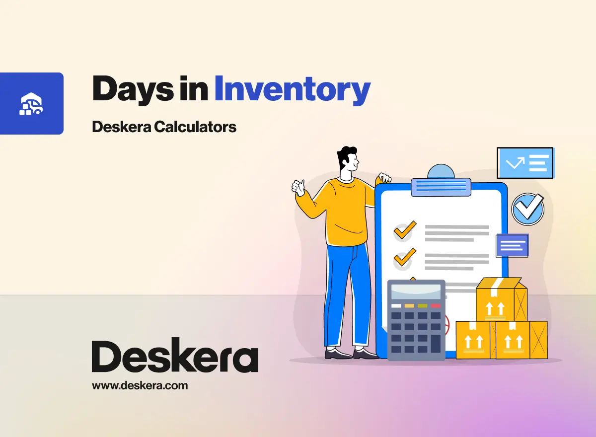 Days in Inventory- Deskera Calculators