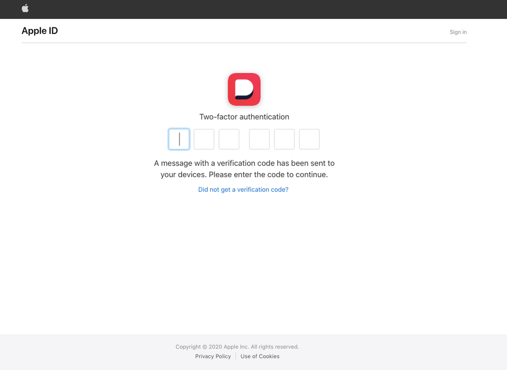 Use Apple Id to Sign Up for Deskera