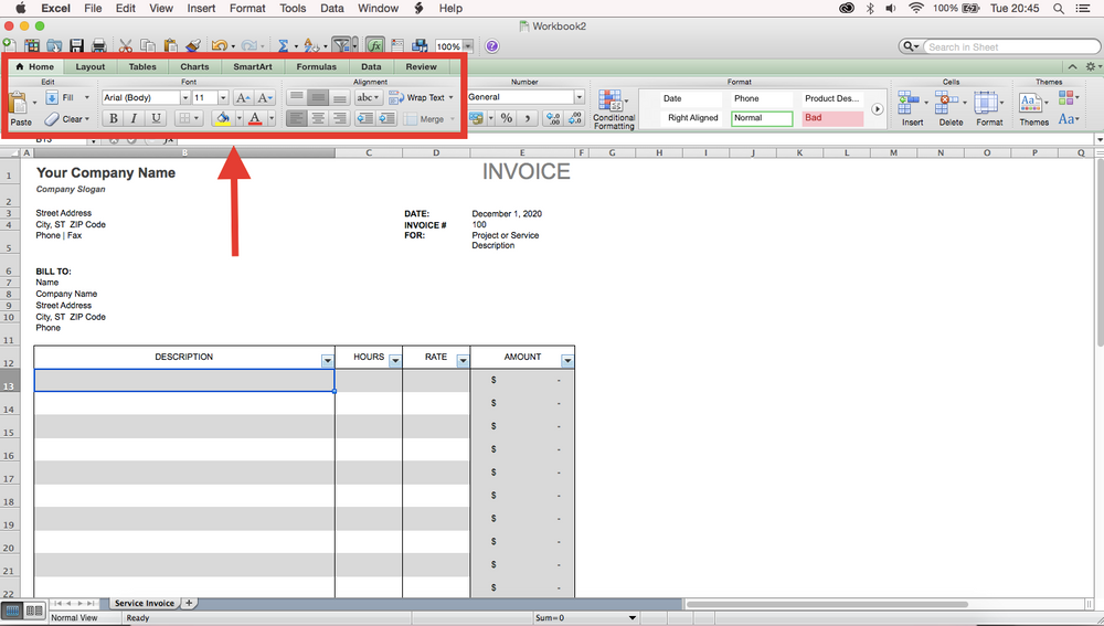 How to Create an Invoice In Excel - Full Guide with Examples