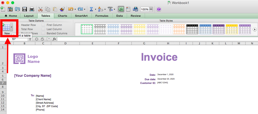 How to Create an Invoice In Excel - Full Guide with Examples