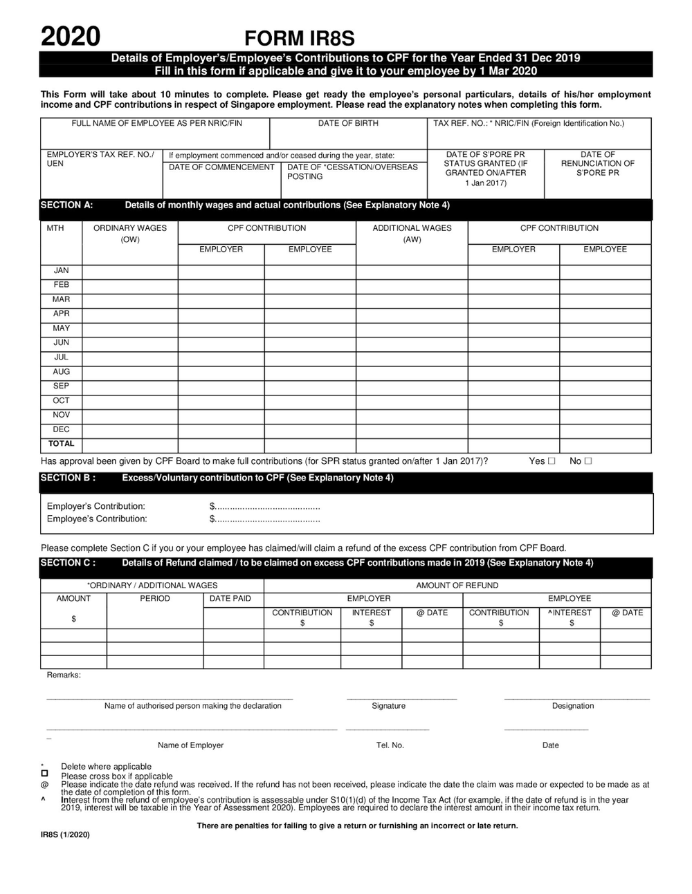 Complete Guide to Singapore Payroll, Taxes, IRAS, CPF and Other ...