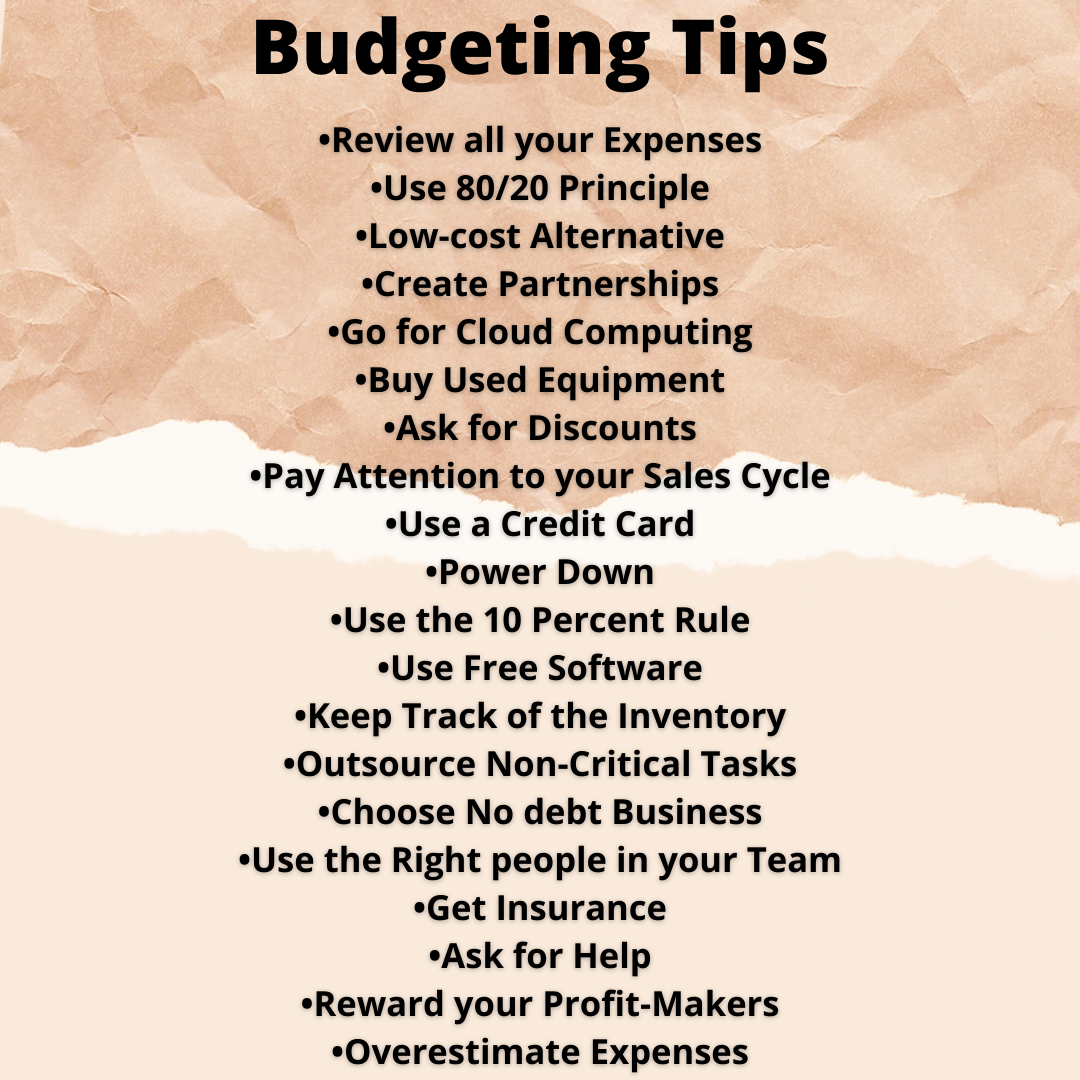 20 Budgeting Tips for your Business