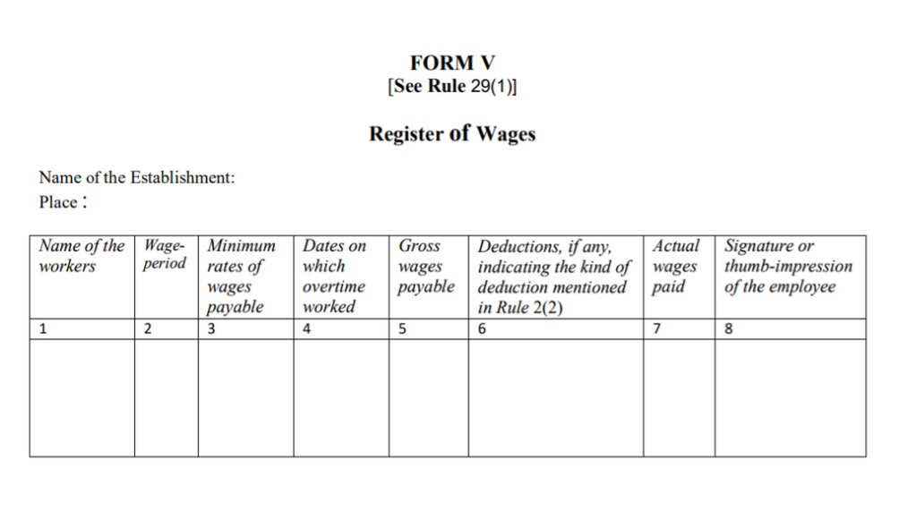 Karnataka Minimum Wages Rules - 1958