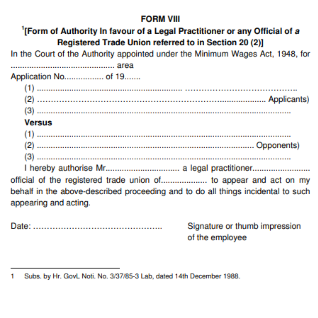 Understanding Haryana Minimum Wages Rules of 1950