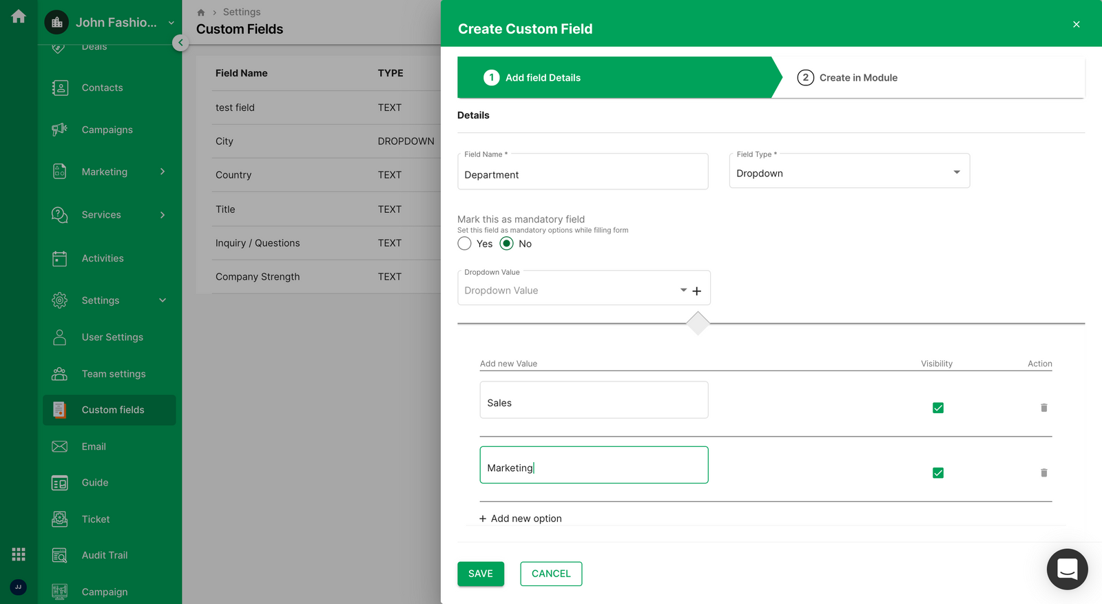 Getting Started with Deskera CRM