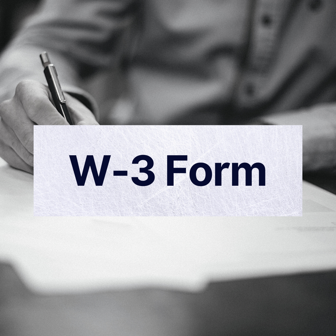 What Is A W 3 Form And How Do I File It 
