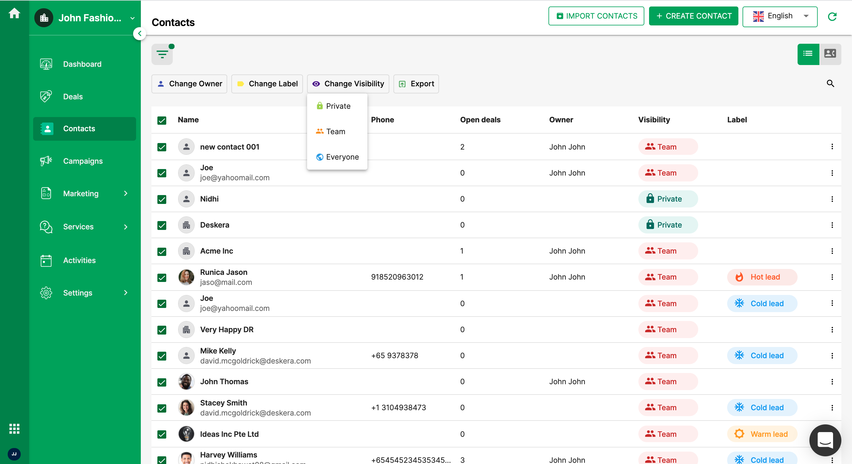 Getting Started with Deskera CRM