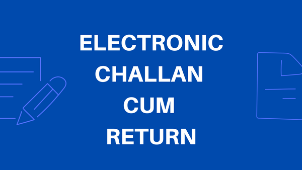 What is Electronic Challan Cum Return You Must Know About?