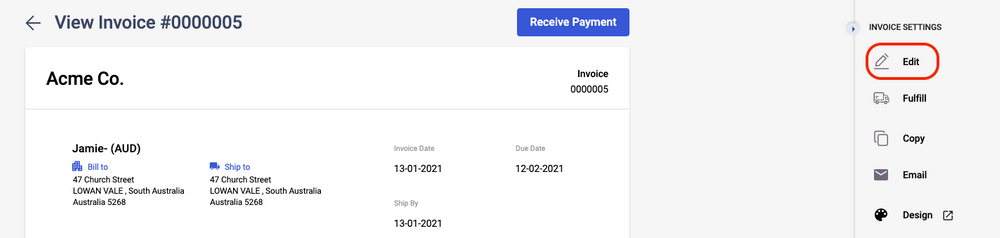 How do I round off my bill and invoice document using Deskera Books?