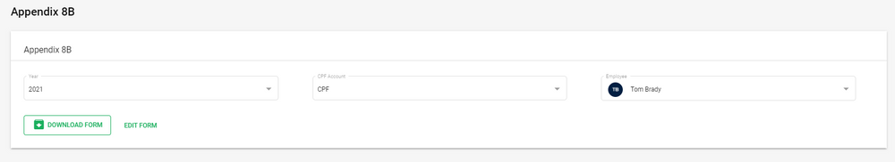 How to download Appendix 8A and Appendix 8B Forms using Deskera People?