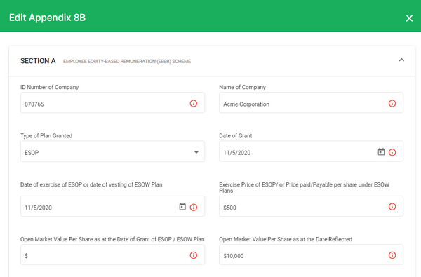 How to download Appendix 8A and Appendix 8B Forms using Deskera People?