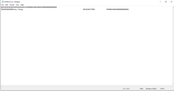 How to generate CP39 form /TXT file using Deskera People?