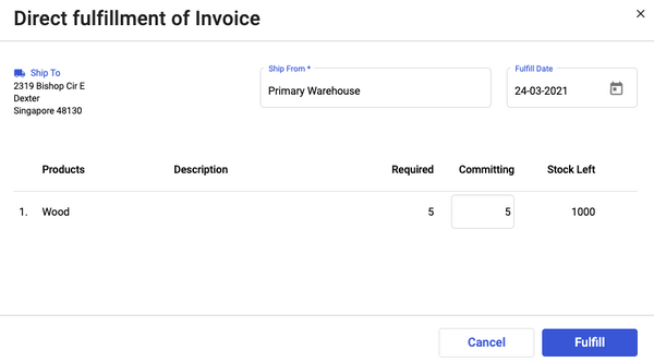 How do I create a Partial Invoice?