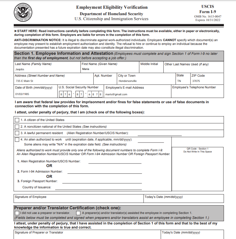 What is Federal Form I-9 for employers? How to Download Form I-9 Using ...