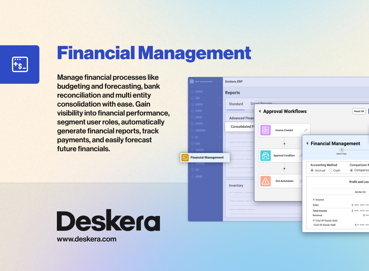 Deskera Financial Management Software | Streamline Financial Processes