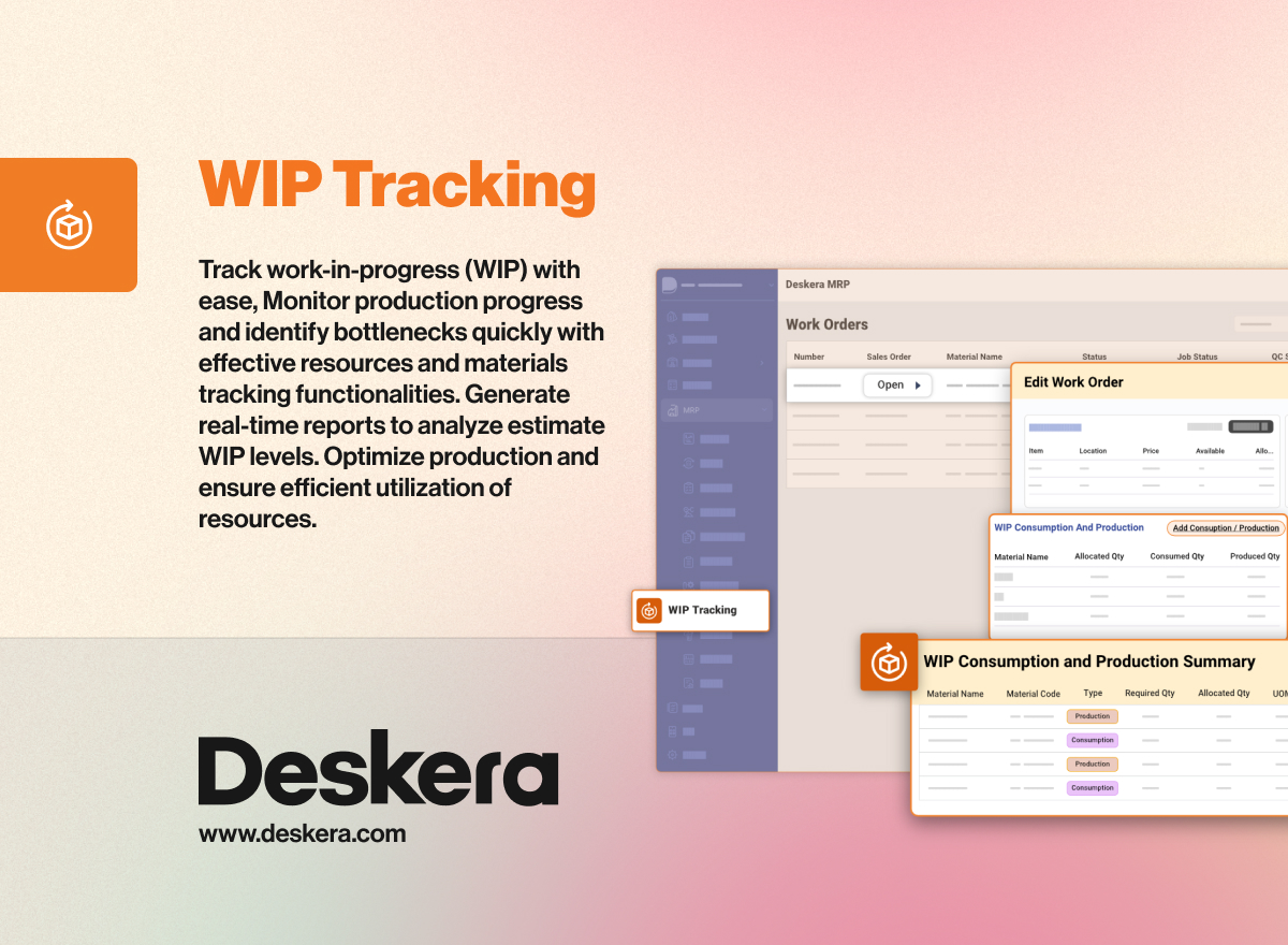 WIP Tracking WIP Tracking